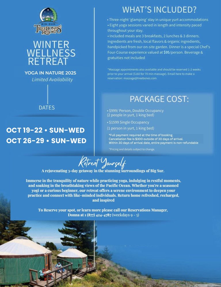 Upcoming Events - Treebones Resort